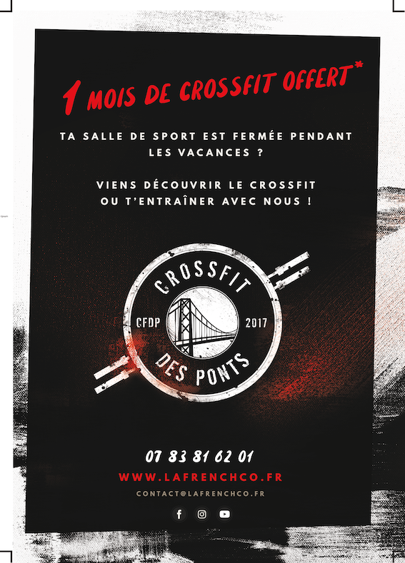Jusqu'à un mois de CrossFit OFFERT* et sans condition d'engagement ...